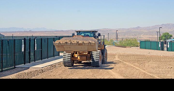 Construction on new pickleball courts underway at Dick Samp Park ...