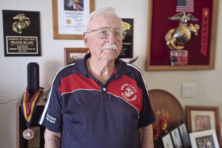 Havasu Veterans | Frank Blain: Marine Corps Vietnam War veteran honored ...