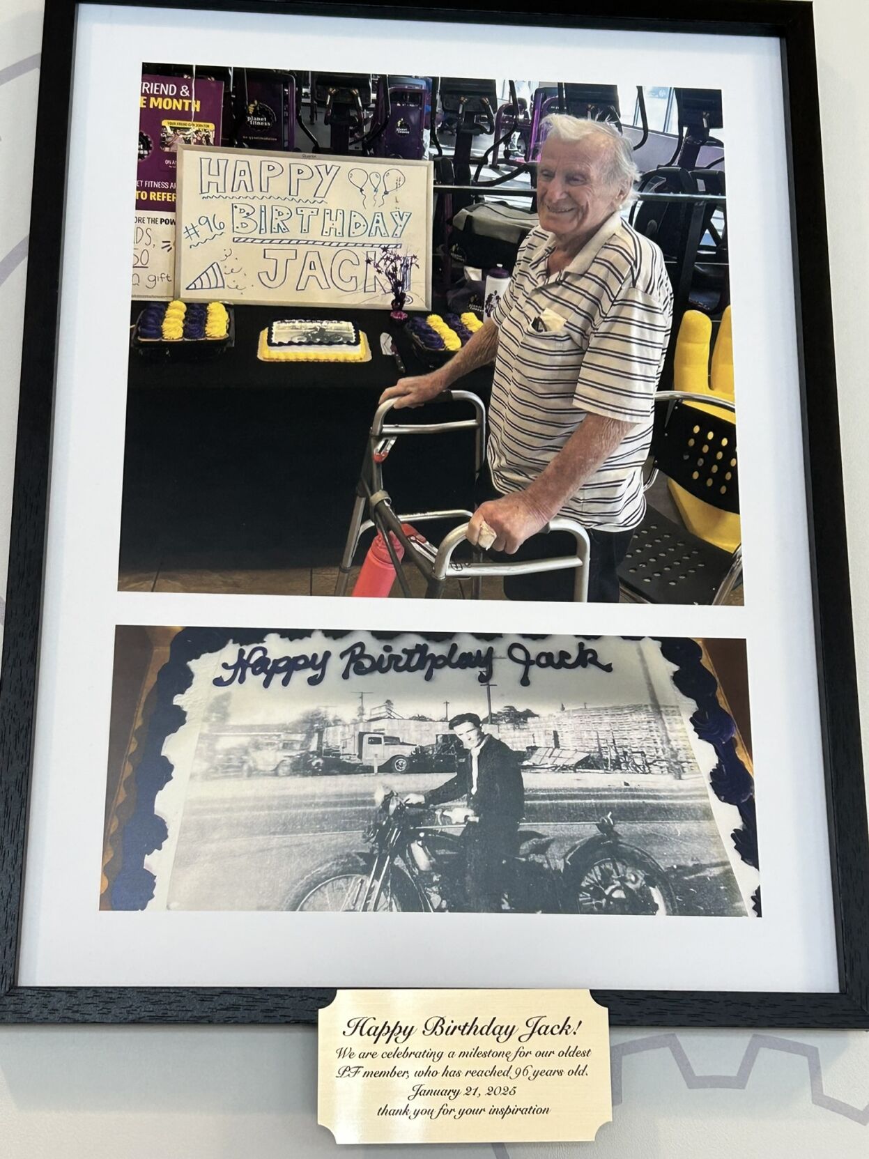 Where everybody knows your name: 96-year-old Havasu man honored by gym ...