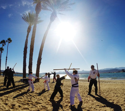 Bow staffs on the beach | Local Sports News | havasunews.com