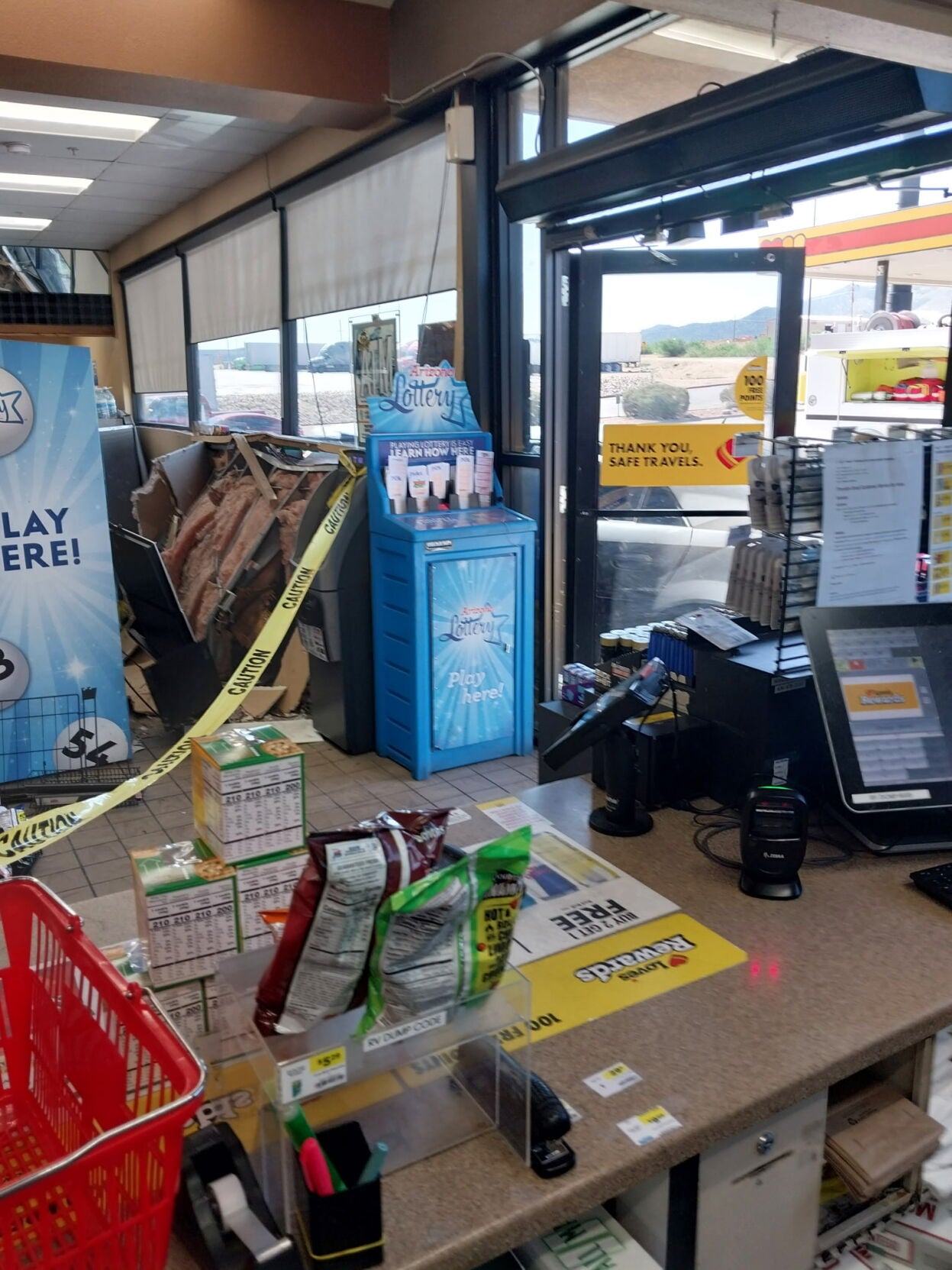 Car crashes into Love's Travel Stop near Interstate 40, DUI suspected ...