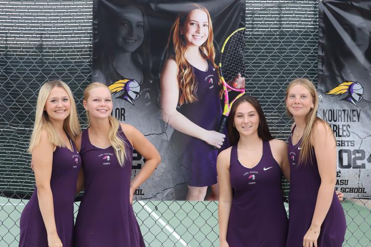 Knights girls tennis senior day halted by rain | Local Sports News ...