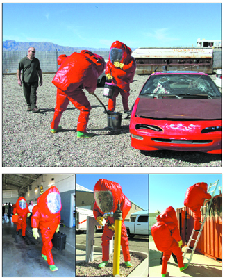 Firefighters suit up for hazmat refresher course | Local News Stories ...