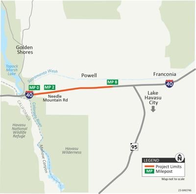 Lane closures on I-40 near Arizona, California border begin Tuesday ...