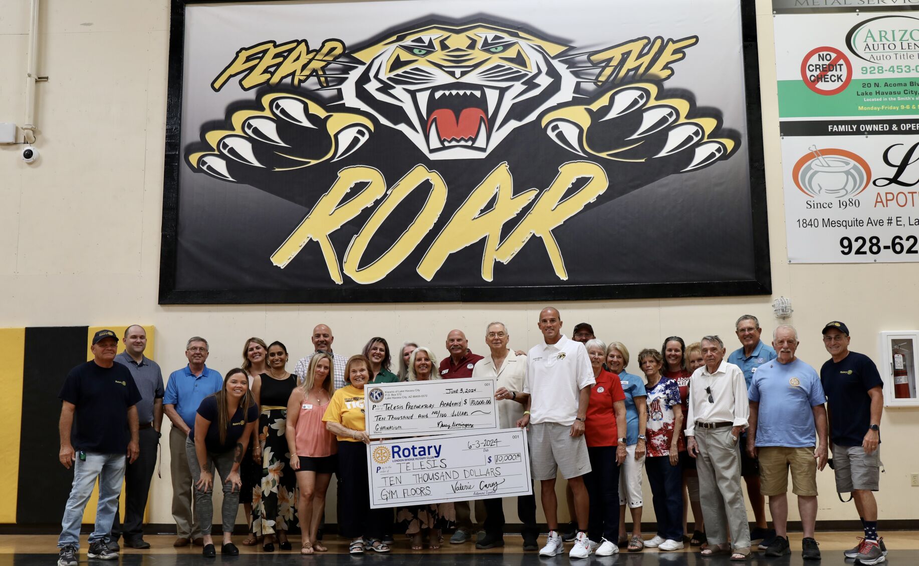Service groups donate Balloonfest money to Telesis | Local News Stories ...