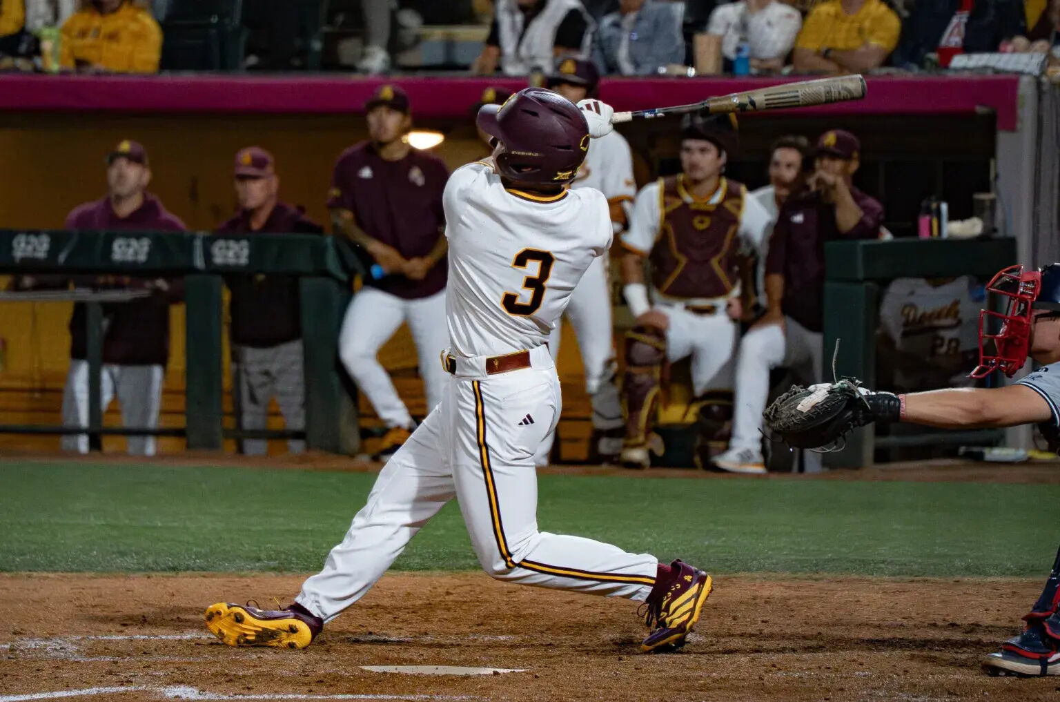 Inevitable impact: ASU’s Landon Hairston in hunt for Golden Spikes ...