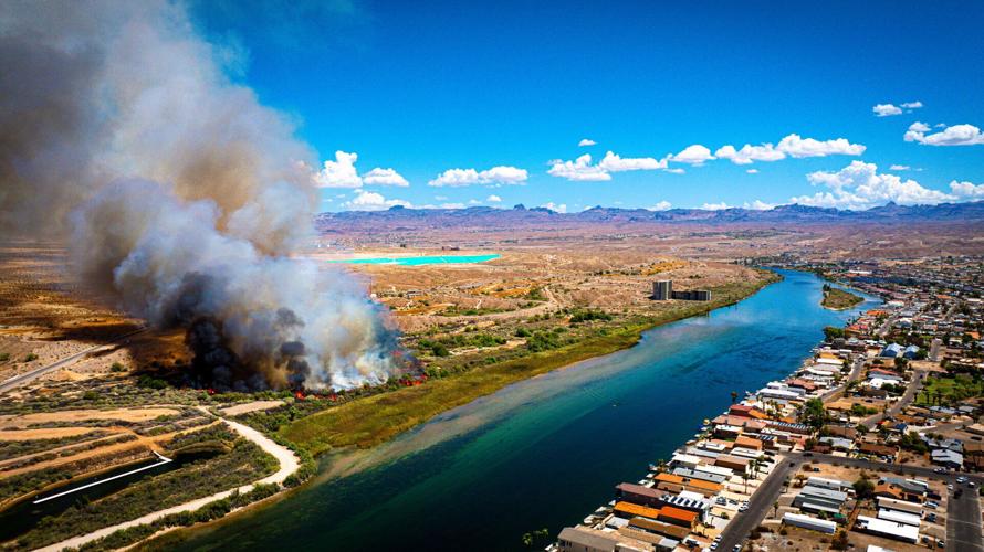 Laughlin fire: Arson possible cause of brush fire on Nevada side of ...