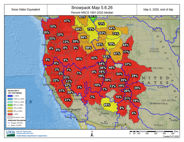 As drought worsens, Western states brace for wildfires, water shortages ...