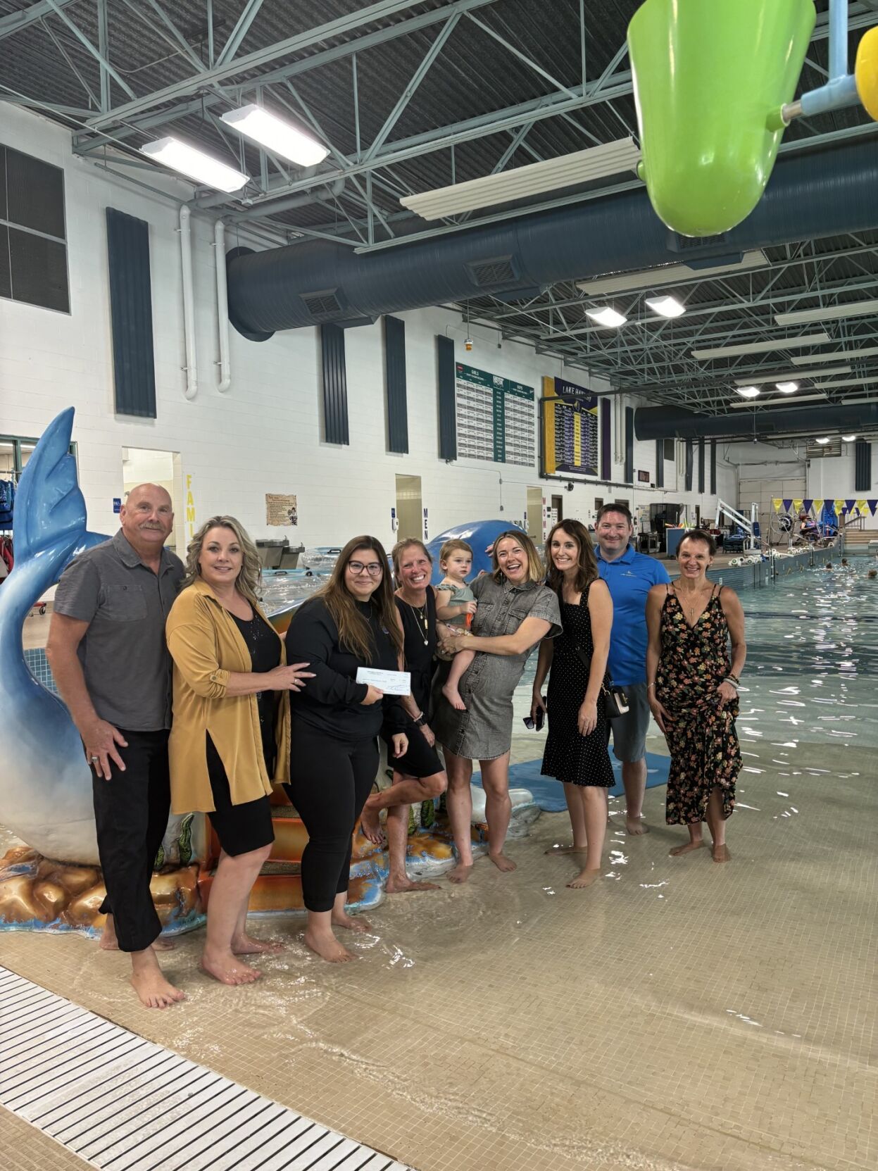 Local business donates $4,200 to parks & rec swim program | Local News ...