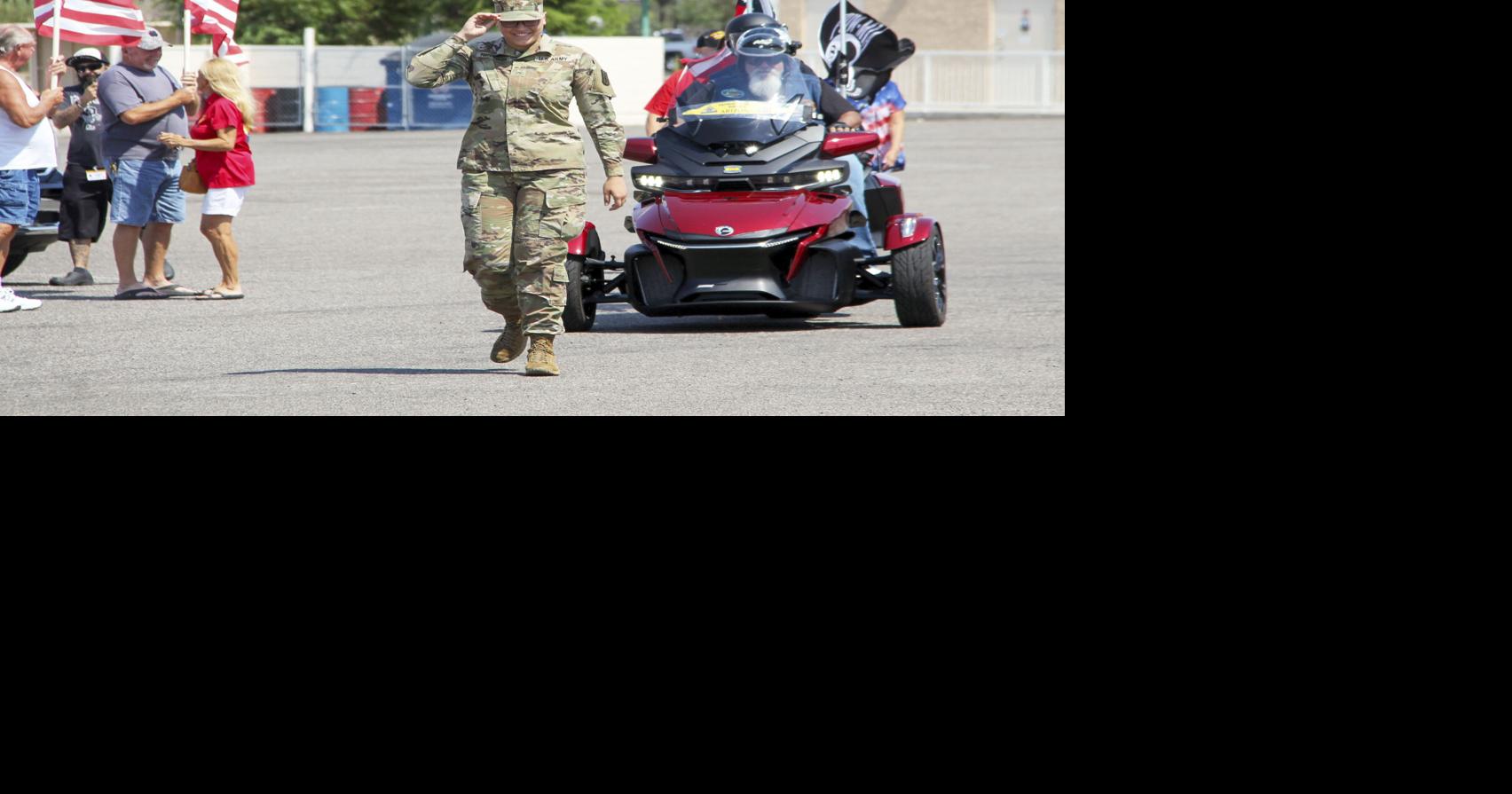 Photo: Patriot Guard Riders welcome home solider Saturday | Local News ...