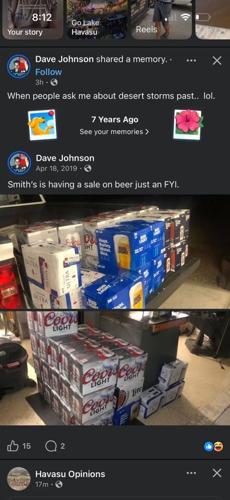 Lake Havasu City mayoral dispute spills onto Facebook; Dave Johnson ...