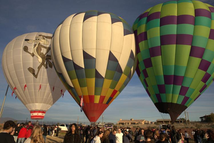Balloons seen across Lake Havasu City, signaling start of Balloonfest ...