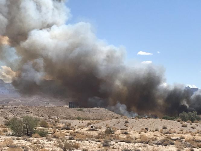 Laughlin fire: Arson possible cause of brush fire on Nevada side of ...