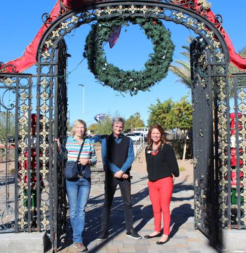 Historic heirloom: Foley descendent visits Havasu to see antique gates ...