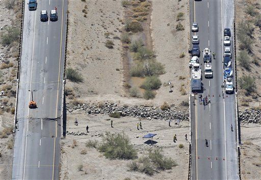 Aerial photos: Interstate 10 bridge collapse | Local News Stories ...