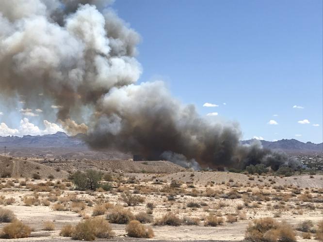 Laughlin fire: Arson possible cause of brush fire on Nevada side of ...