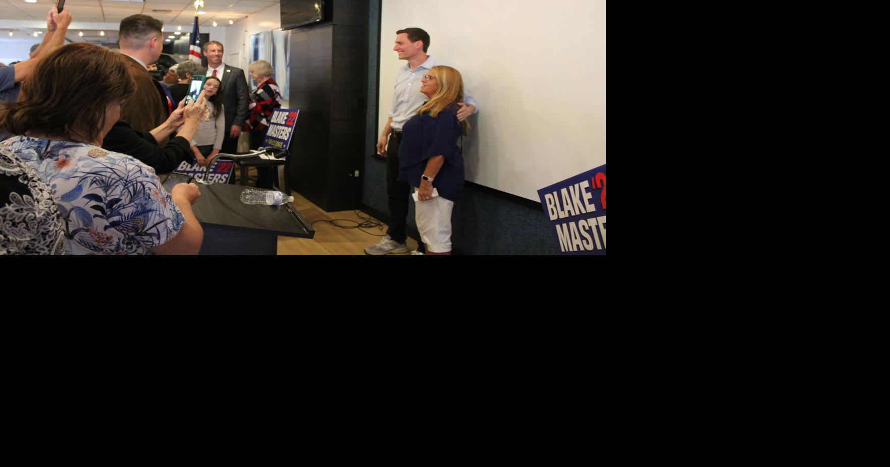 Blake Masters speaks to packed room in Havasu in push for U.S. Senate ...