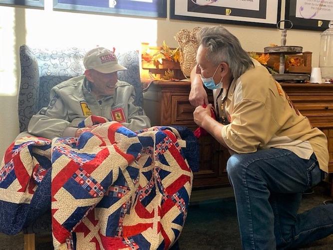 Two centenarians honored for World War II service in the Marines ...