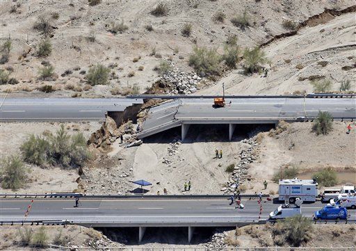 Aerial photos: Interstate 10 bridge collapse | Local News Stories ...