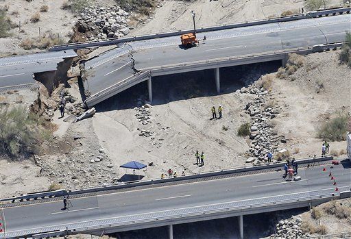 Aerial photos: Interstate 10 bridge collapse | Local News Stories ...
