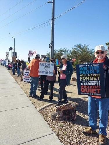 Locals take part in national ICE OUT protests | Local News Stories ...