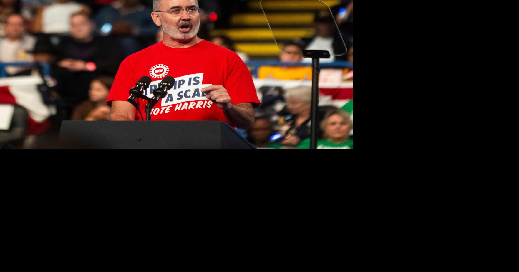 UAW members diverge over presidential election as union leaders rally ...