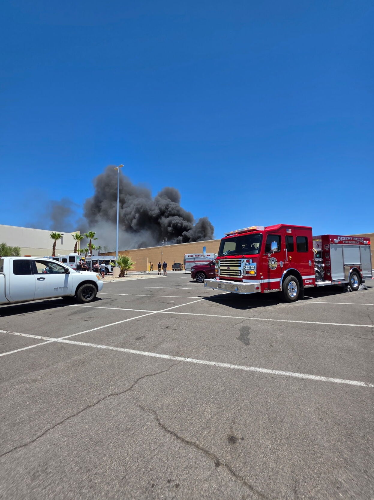 Building catches fire at The Shops at Lake Havasu | Complimentary ...