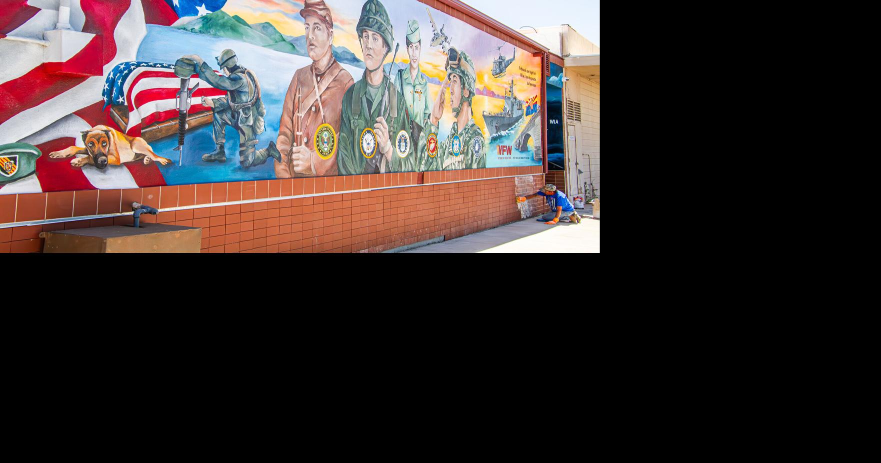 Red tape causes delay in VFW mural, dedication still planned for Vets ...