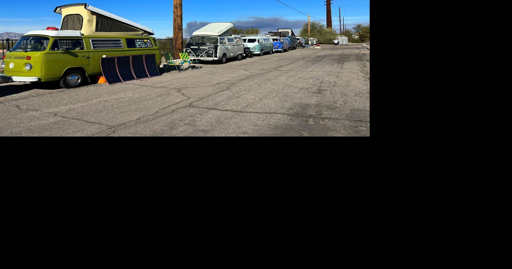 Buses line up ahead of four-day Buses by the Bridge event | Local News ...