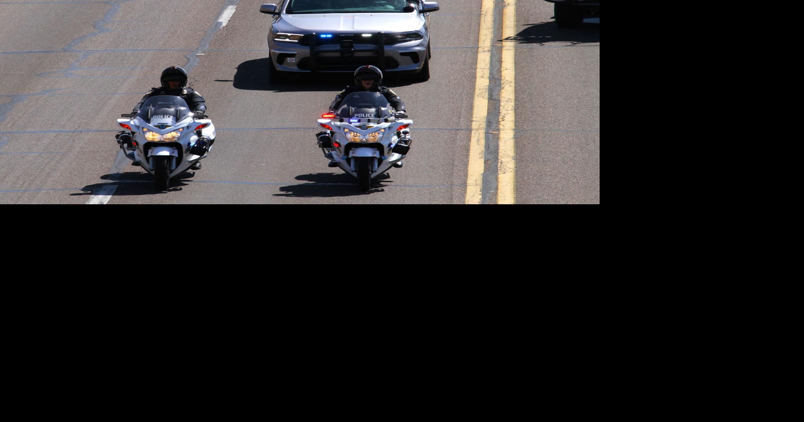 Law enforcement join procession for DPS officer who died in Kingman ...