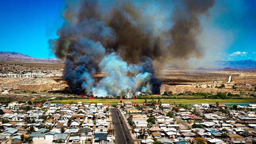 Laughlin fire: Arson possible cause of brush fire on Nevada side of ...