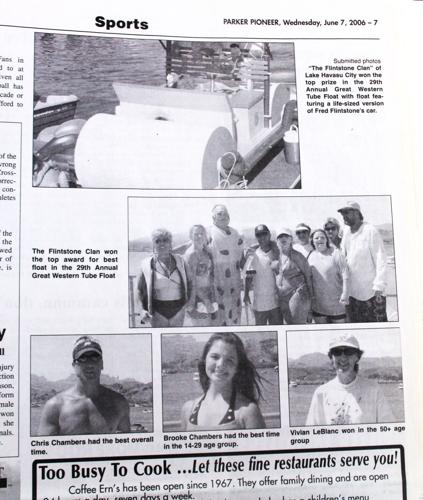Parker Tube Float has interesting history | Parker News | havasunews.com