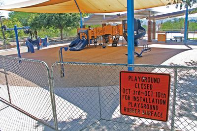 New playground surface at Rotary Park set for debut today | Local News ...