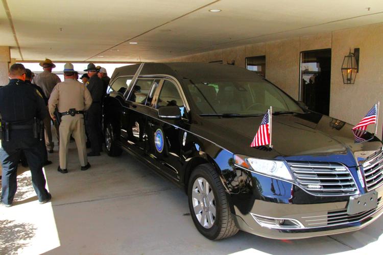 Law enforcement join procession for DPS officer who died in Kingman ...