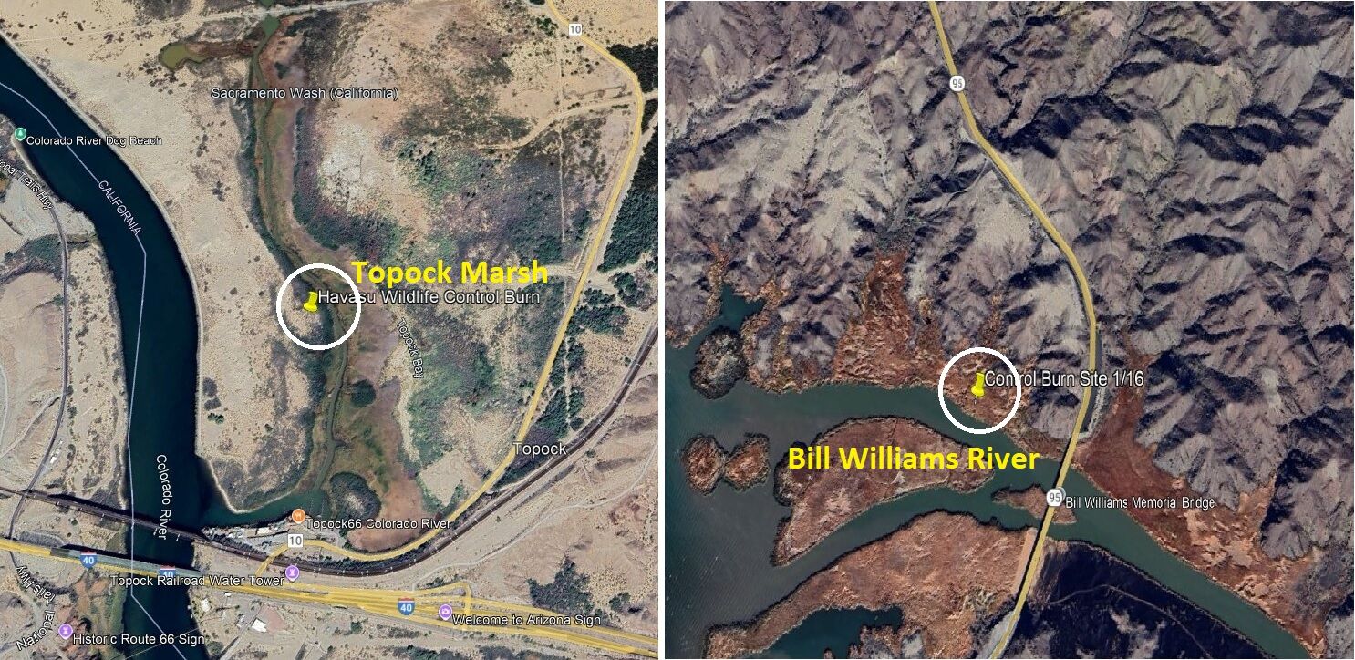 U.S. Fish & Wildlife prepare for controlled burns at Bill Williams ...