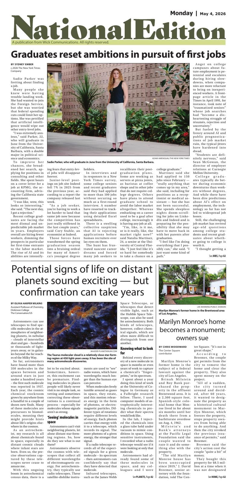 Page A1 | National Edition | havasunews.com