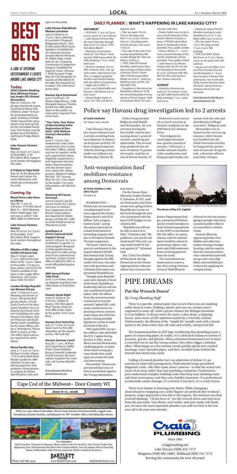 Page A3 | e-Edition | havasunews.com