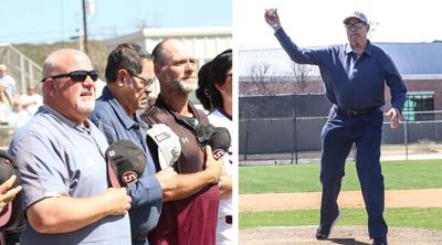 Hardee, 86, beams as he tosses first pitch | | hccommunityjournal.com