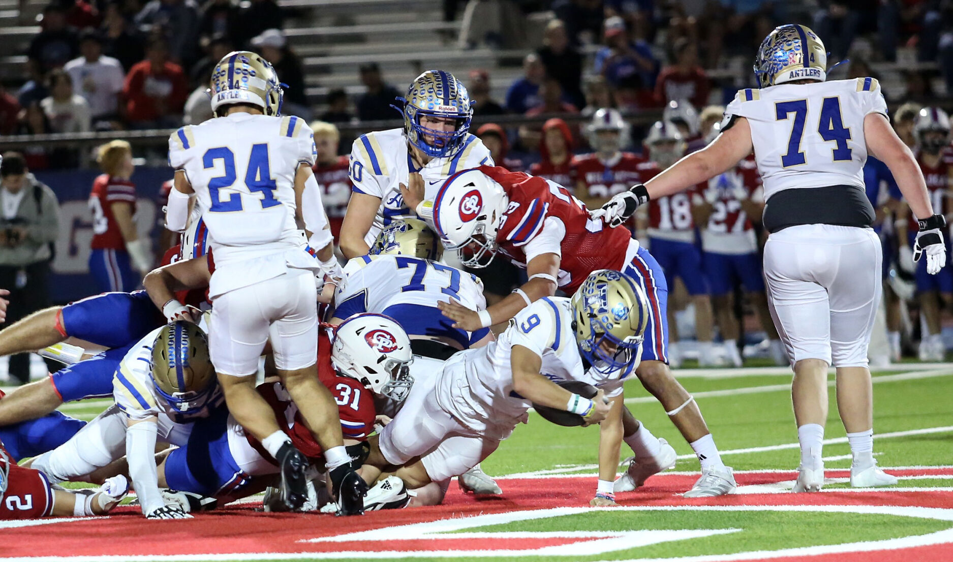 Tivy ends season with 75-50 playoff loss to Gregory-Portland | Sports ...