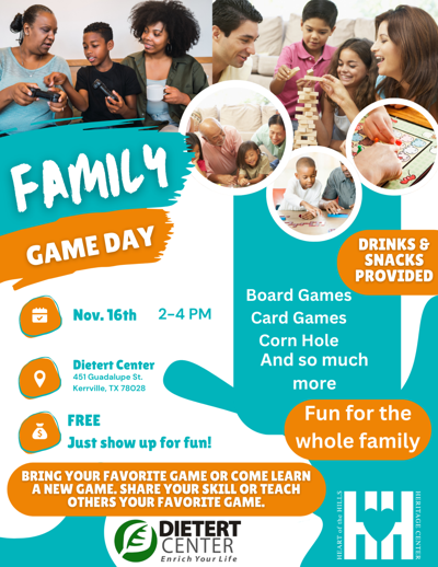 Dietert offers ‘Family Game Day’ Nov. 16 | Community Life ...