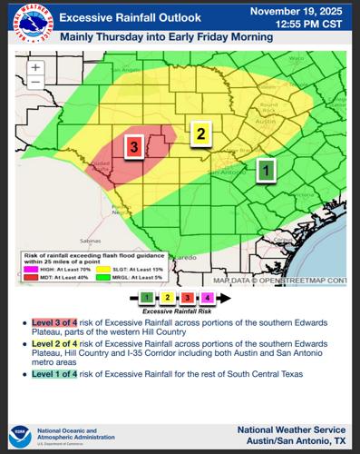 National Weather Service updates forecast, Kerr County should stay ...