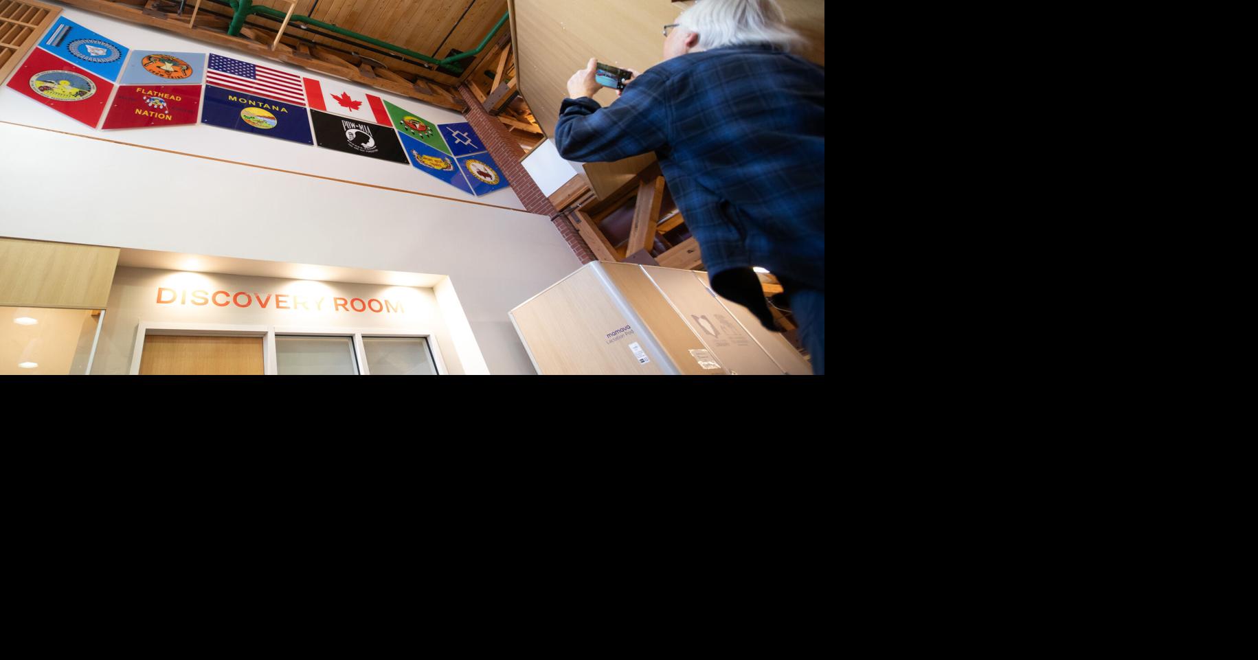 Lewis and Clark Library tribal flags