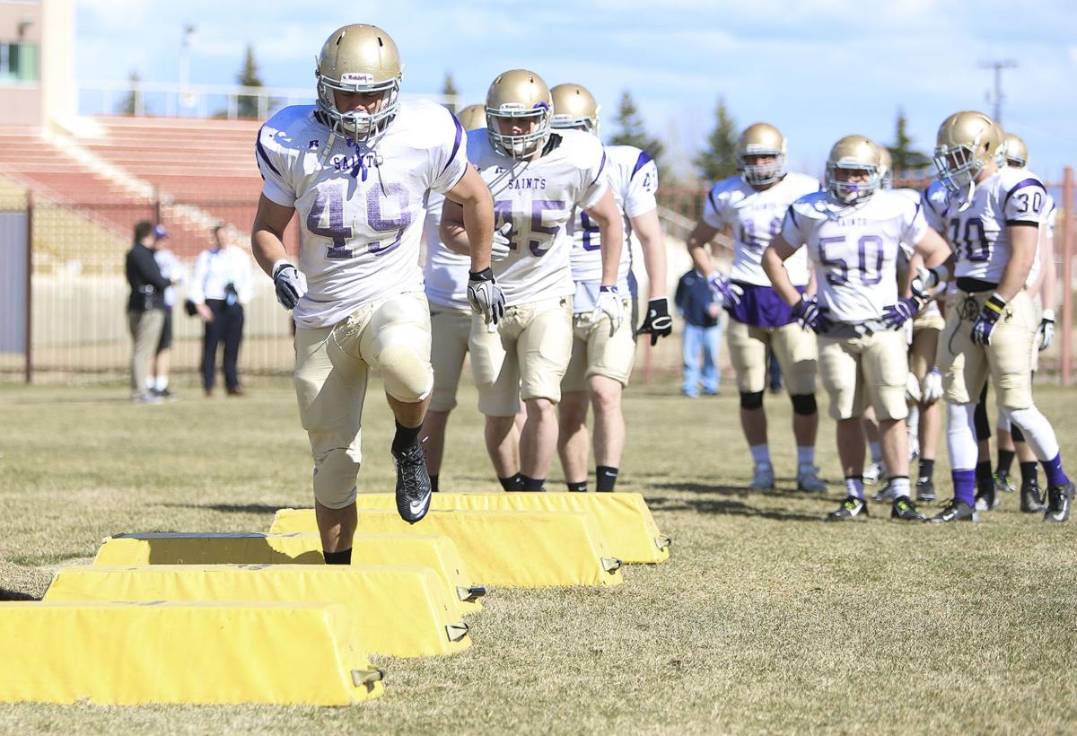 Photos: Carroll College football spring practice | Carroll Football ...