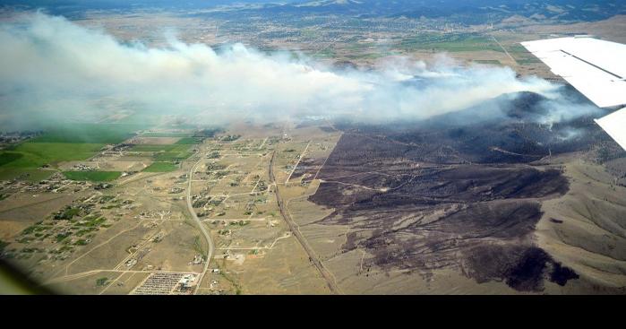 Gallery: Corral fire fly over