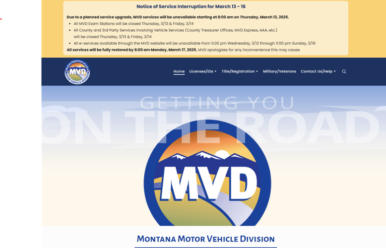 Montana to launch system for vehicle titles, registration
