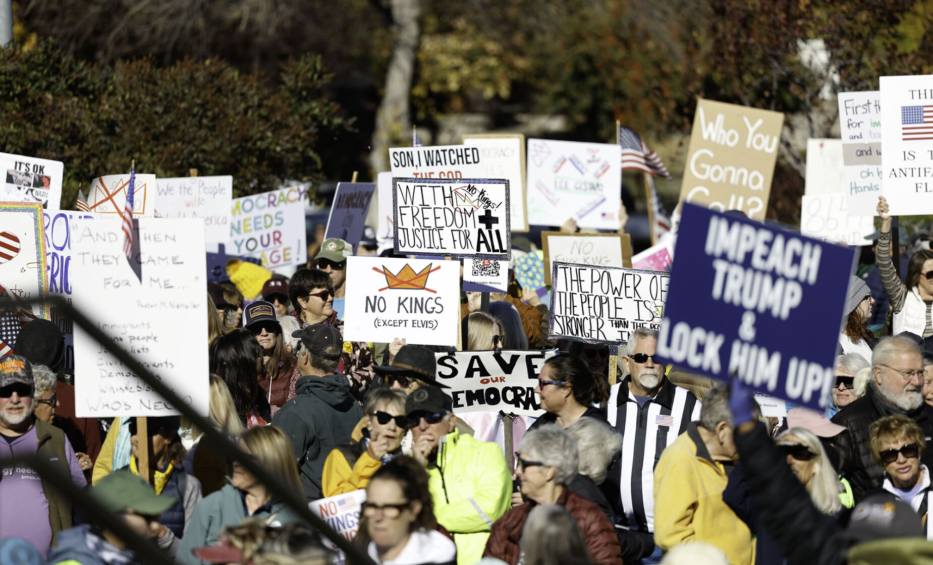 Photos: Helena No Kings rally draws nearly 2,500 to state Capitol
