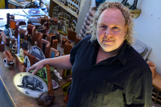 Installation artist creates new series of ceramic still lifes