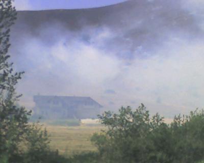 Wind driven fire causes evacuations west of Helena