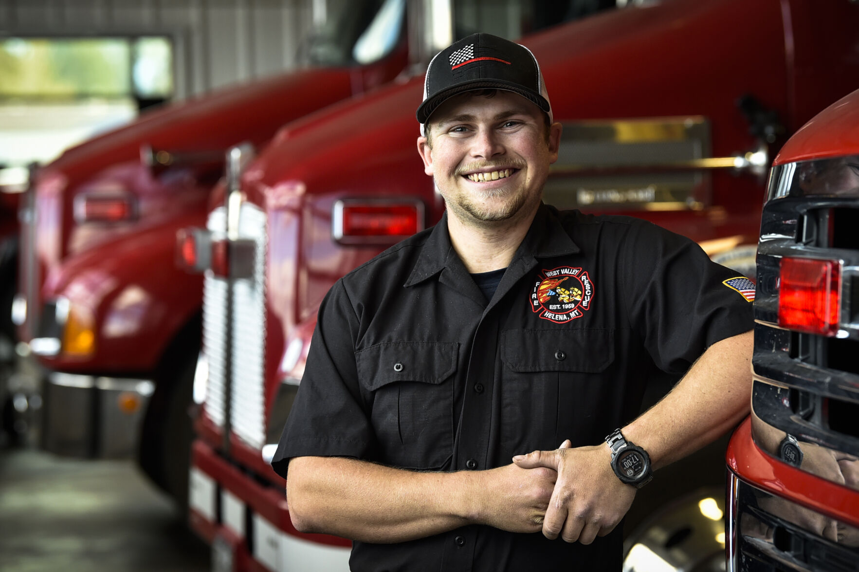'It’s really rewarding': Volunteer firefighter Connor Davidson jumps at ...