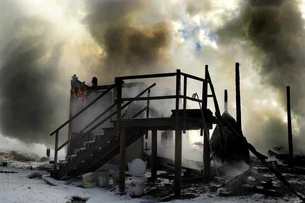 Fire Destroys Personal Shop